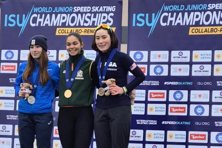 Jéssica Rodrigues sagra-se campeã do mundo na patinagem de velocidade ...
