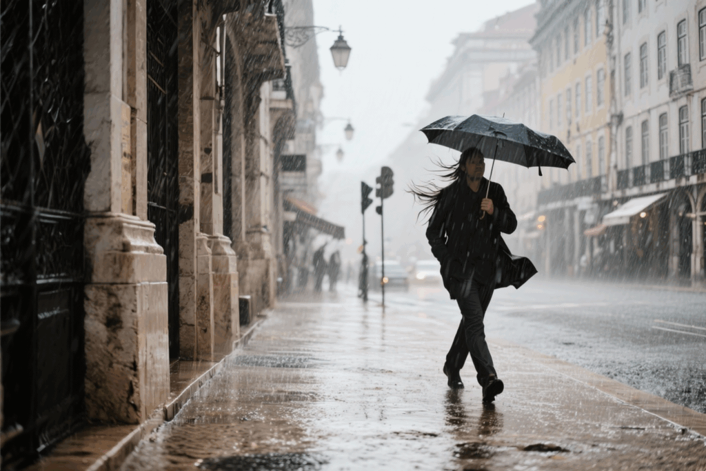 Tempestade chega com chuva intensa, vento forte e risco de inundações ...